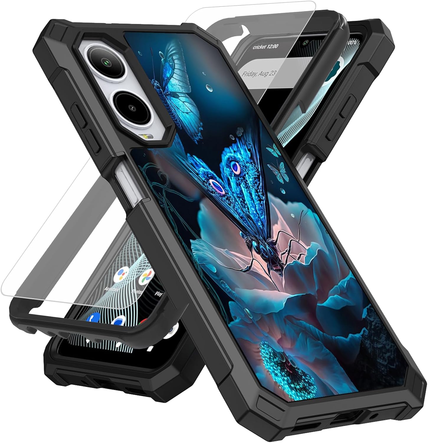 Amazon.com: SDDFRHGH for Cricket Debut S3 Phone Case with Screen ...