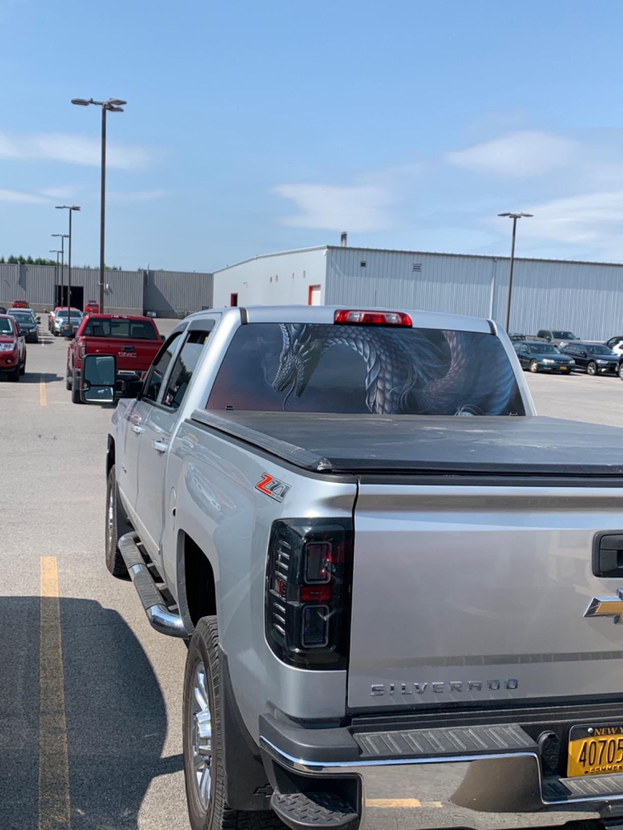 Amazon.com: SignMission Dragon Rear Window Graphic Decal Tint Film See ...