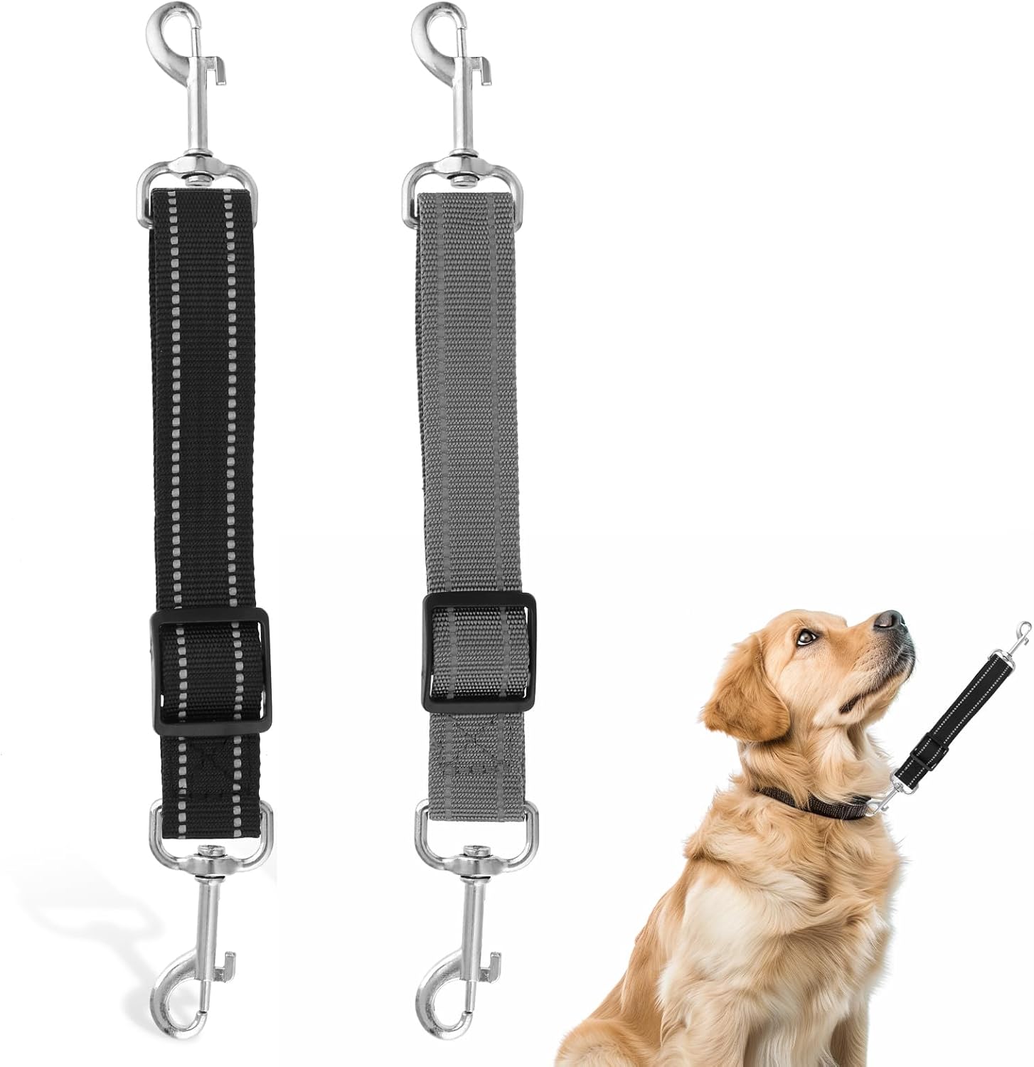 Amazon.com : 2 Pcs Dog Collar Safety Clips, Adjustable Prong Collar ...