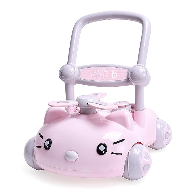 A+B Hello Kitty Baby Walker Model No 7660(Pink & Grey) : Amazon.in ...