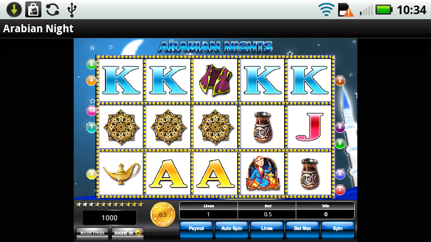 Arabian Nights Vegas Slot Machine - App on Amazon Appstore