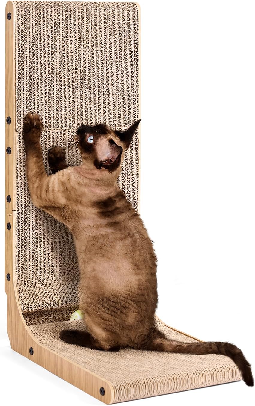 Amazon.com : L Shaped Cat Scratcher, L Cat Scratcher, Cat Scratcher ...