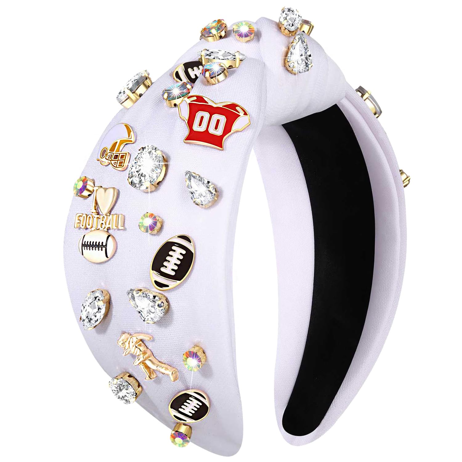 Amazon.com : Football Headband for Women, Football Accessories, Crystal ...