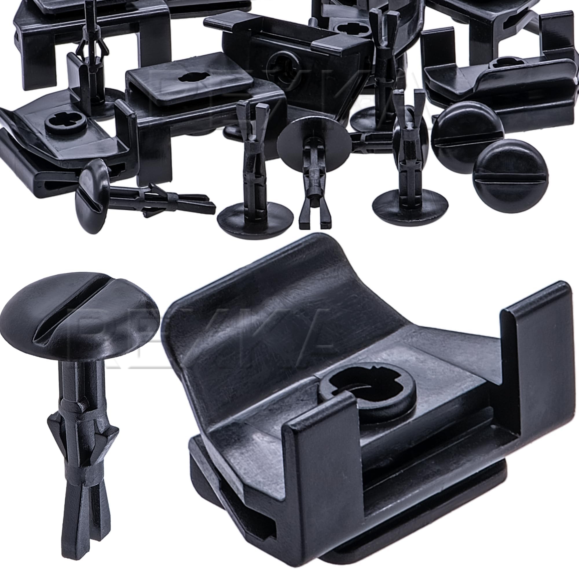 Amazon.com: Rexka 10 Sets Front Fender & Bumper Cover Clip & Pin Set ...