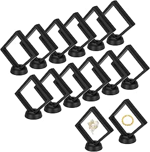 Amazon.com: QUMENEY 12PCS 3D Floating Frame Case with Stands, Challenge ...