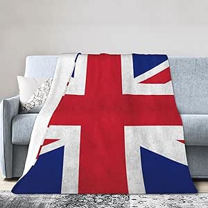 Amazon｜毛布 レトロ ユニオン ジャック イギリス(5) アニメ 軽量 ブランケット フランネル 洗える 静電気防止 暖かい 柔らかい ふわふわ 四季適用 125X100cm ...