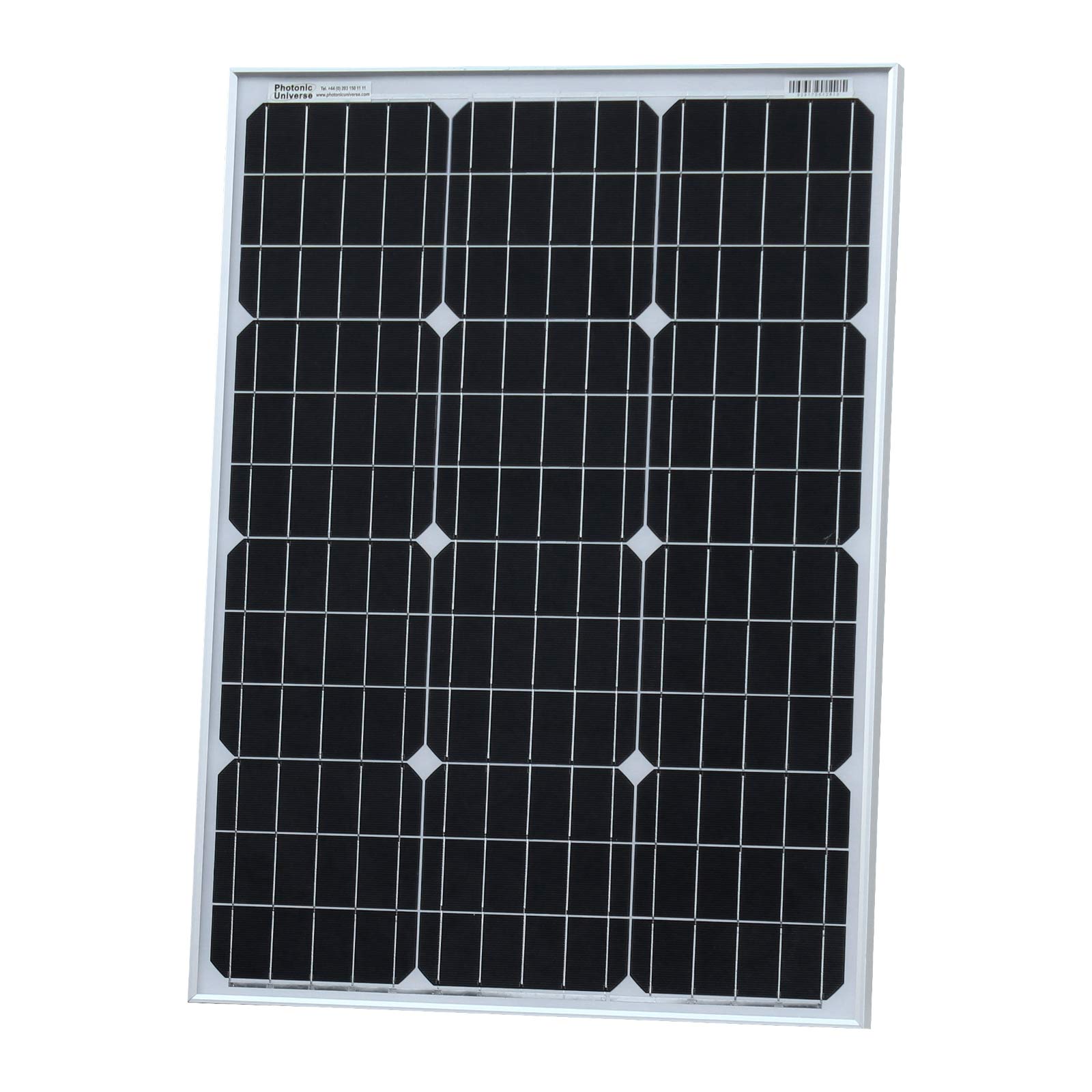 60W Photonic Universe solar panel made of monocrystalline solar cells ...