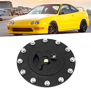 Black Gas Tank Cap Cover, Universal Flame Resistance Twist Cover Fuel ...