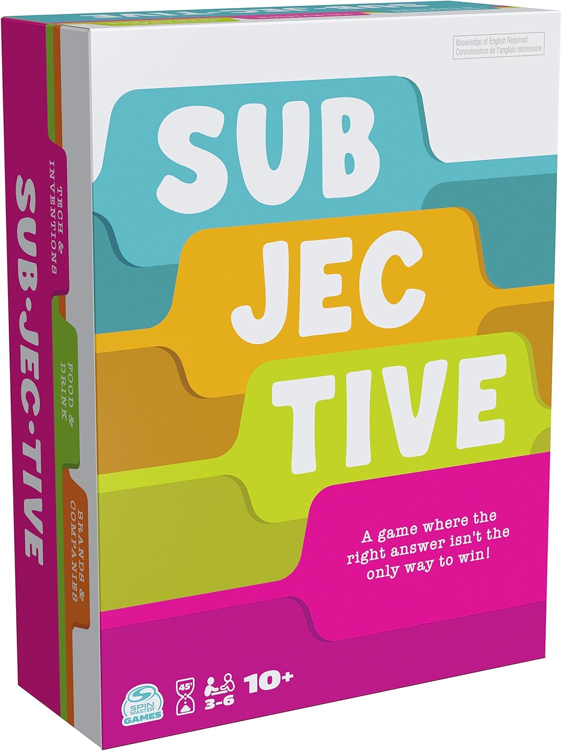 Amazon.com: SUBJECTIVE, A Personality Trivia Game for Family Game Night ...