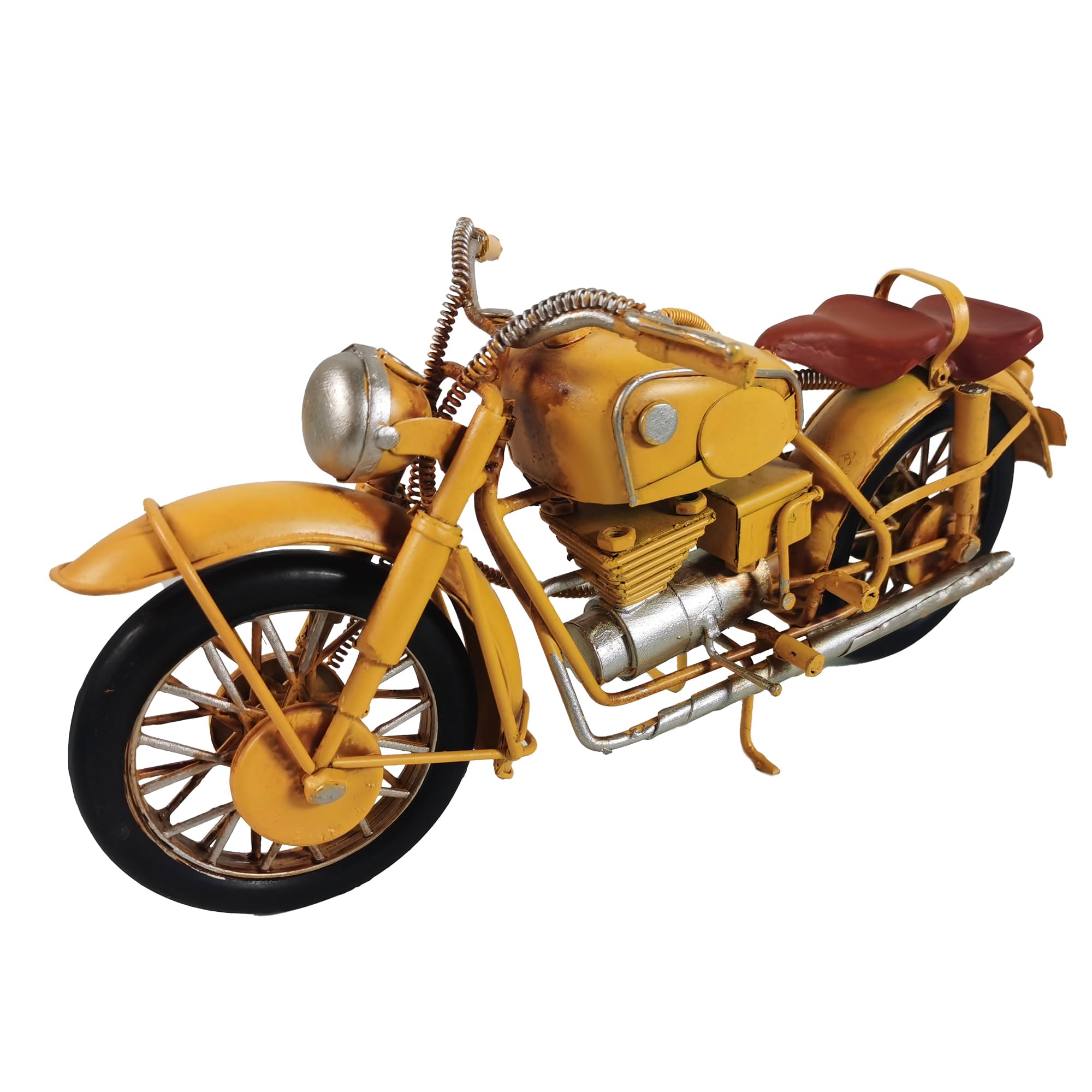 Amazon.com: Berfutall-Retro Handmade Iron Motorcycle Model Creative ...