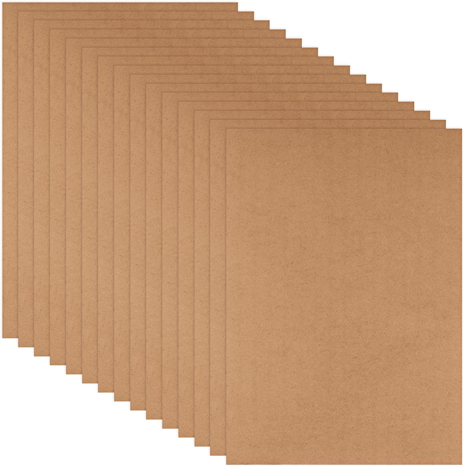 Pack of 5 MDF Blank Sheets 6mm Thick, A5, A4 & A3 Size, Safe for Laser ...
