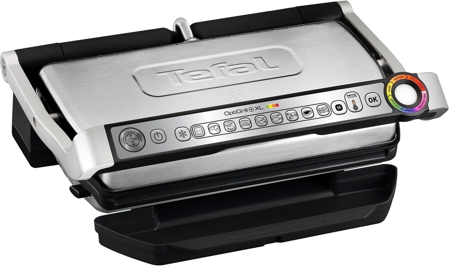 Tefal GC722D40 Optigrill Plus X-Large Grill with 9 Automatic Settings ...