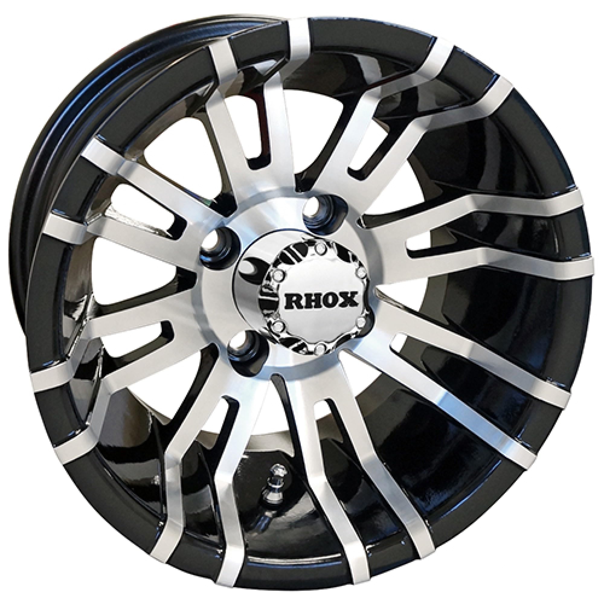 Amazon.com: Red Hawk TIR-RX270 Wheel Machined w/Black w/Center Cap ...