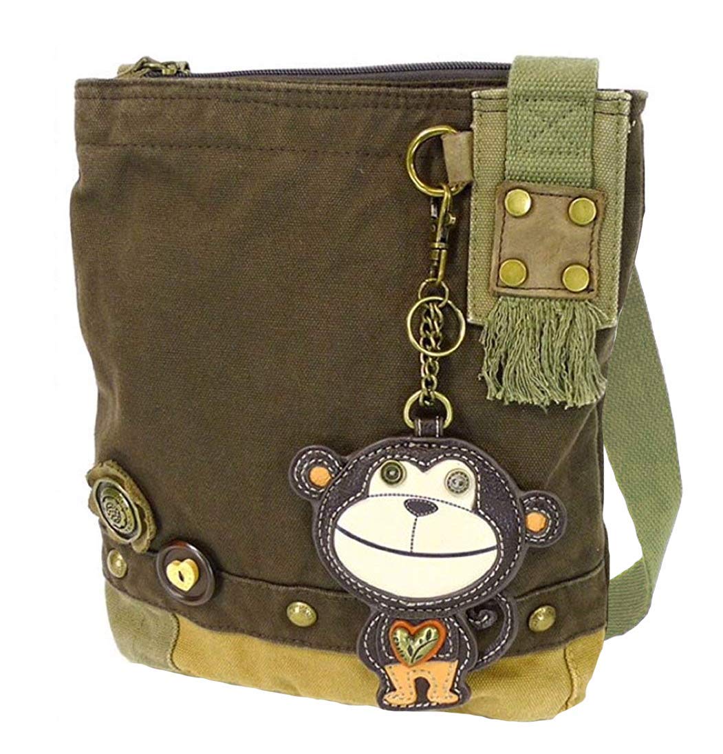 Chala Patch Crossbody -Monkey in Dark Brown: Handbags: Amazon.com