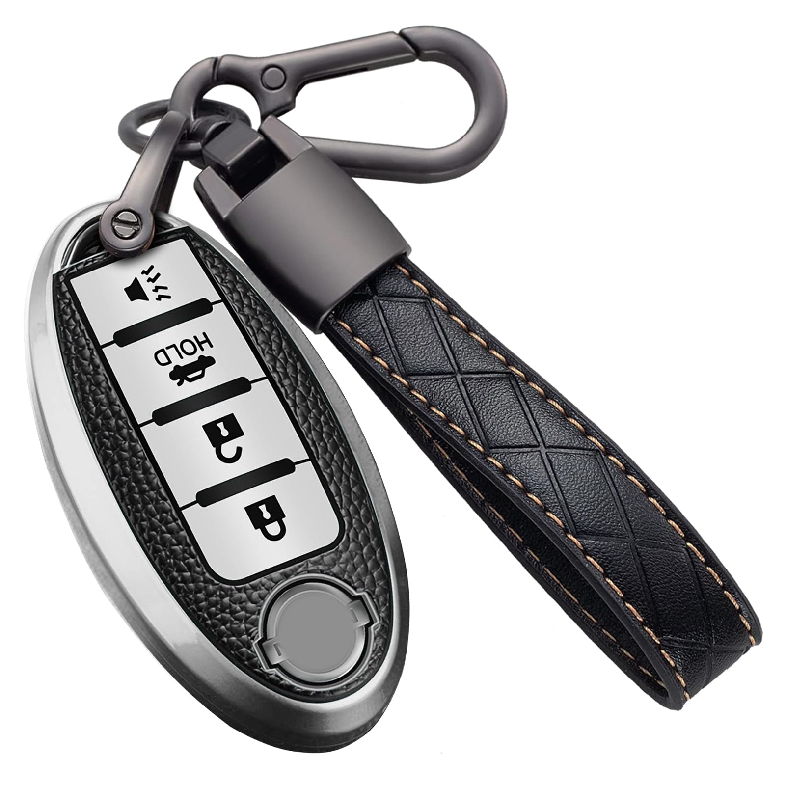 Amazon.com: Montague Key Fob Cover for Nissan with Keychain Accessories ...