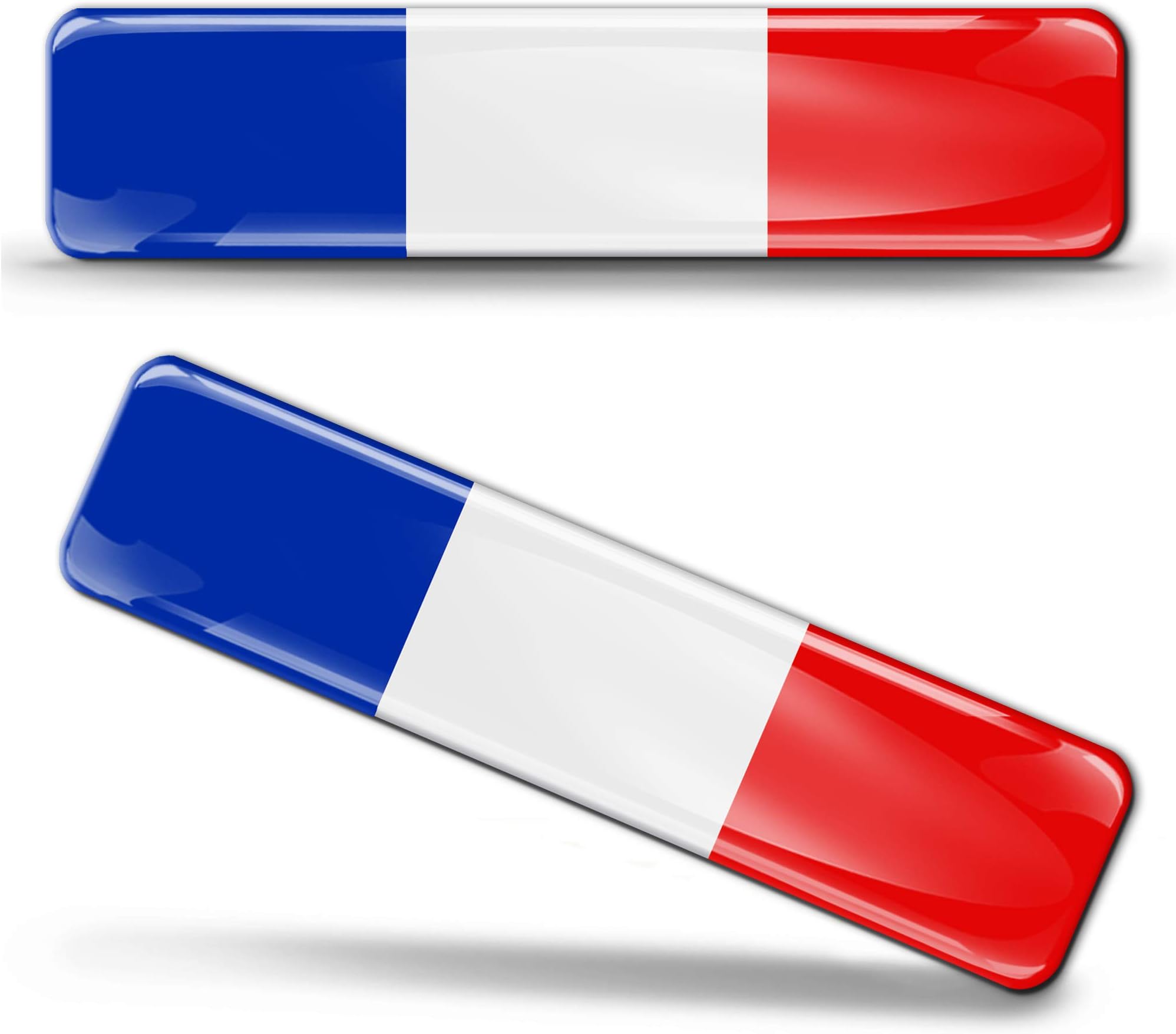 Biomar Labs® 4 x 3D Flexibles Autocollant Stickers National Drapeaux ...
