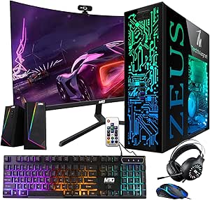 Amazon.com: TechMagnet Gaming Desktop PC, Intel i7 6th Gen, Zeus Pro 4, GT 1030, 8GB RAM ARGB ...