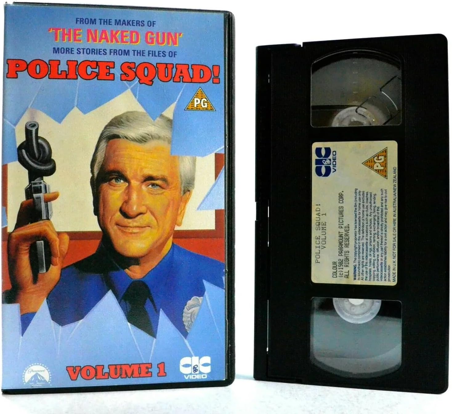 Amazon.com: Police Squad! [VHS] : Leslie Nielsen, Alan North, Rex ...