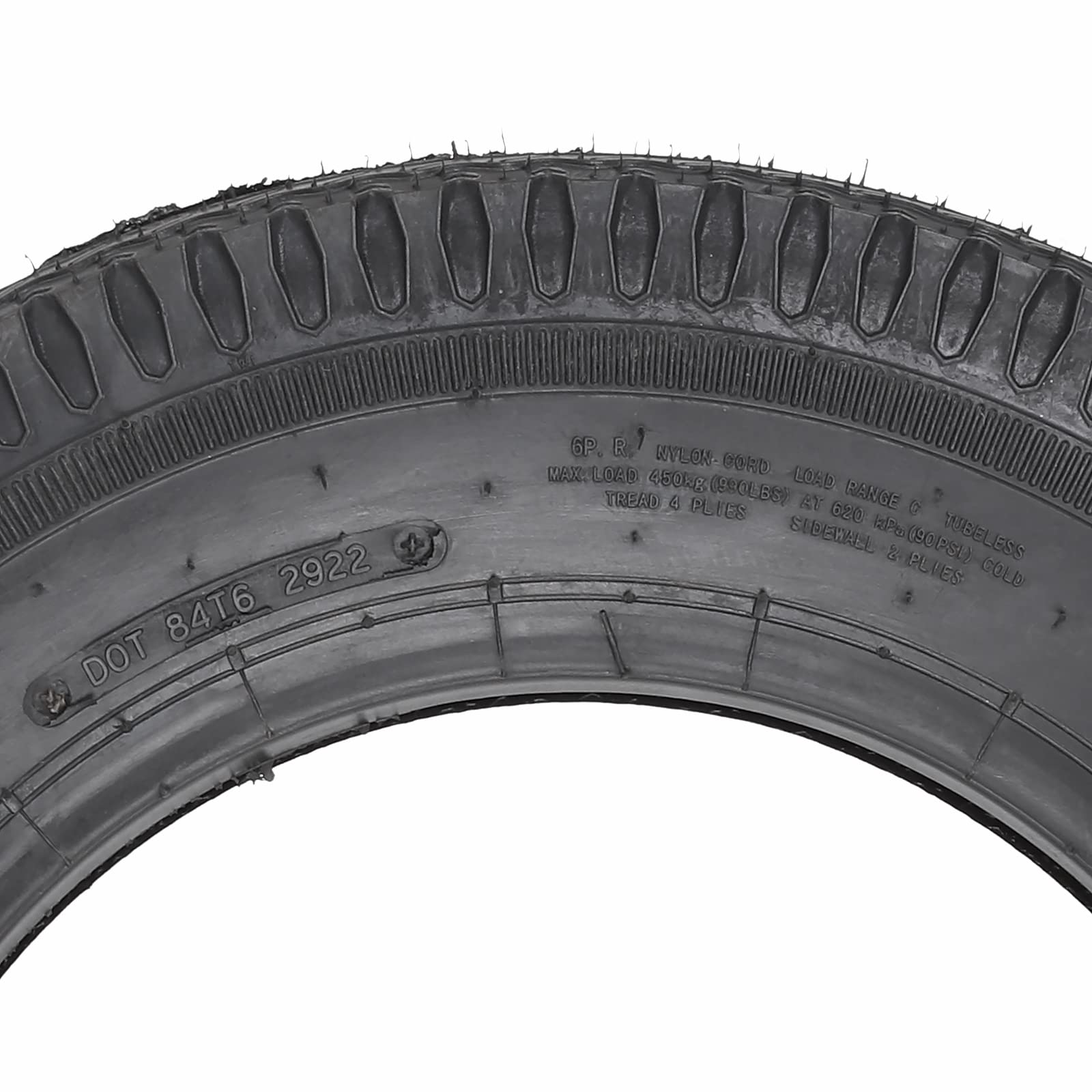 Boat Trailer Tire Forerunner QH502 - ST4.8-12 Load Range C 6-Ply All ...
