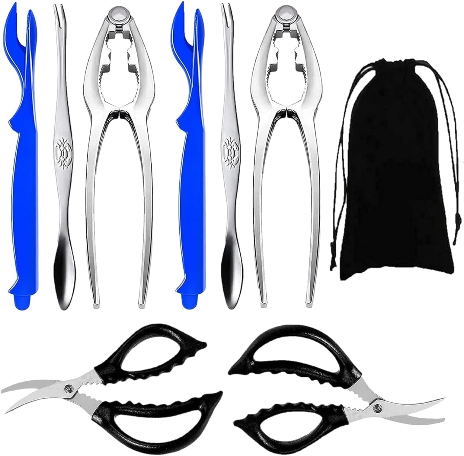 Amazon.com: Seafood Tools Set, 21 Pcs Crab Crackers and Tools, Nut ...