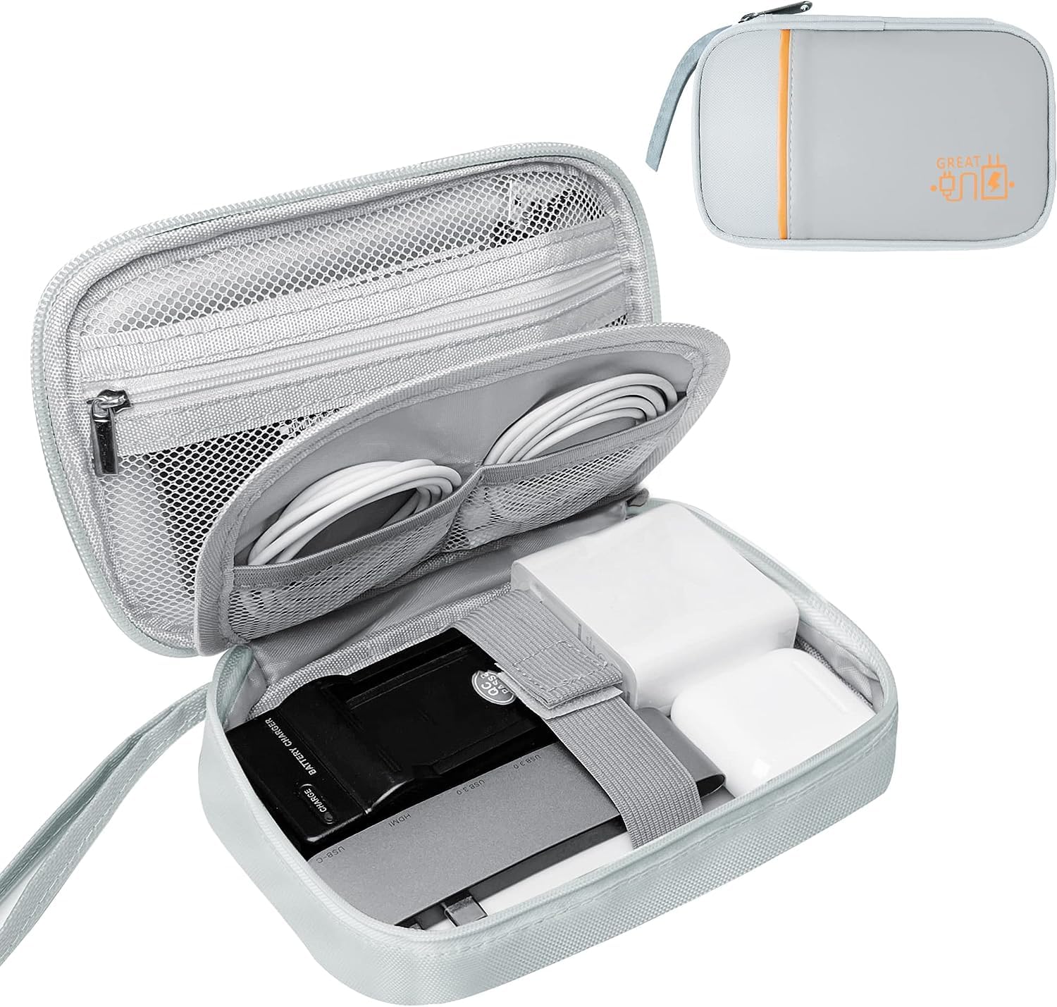 Ambiger Leather Electronic Gadget Travel Organizer,Electronic ...