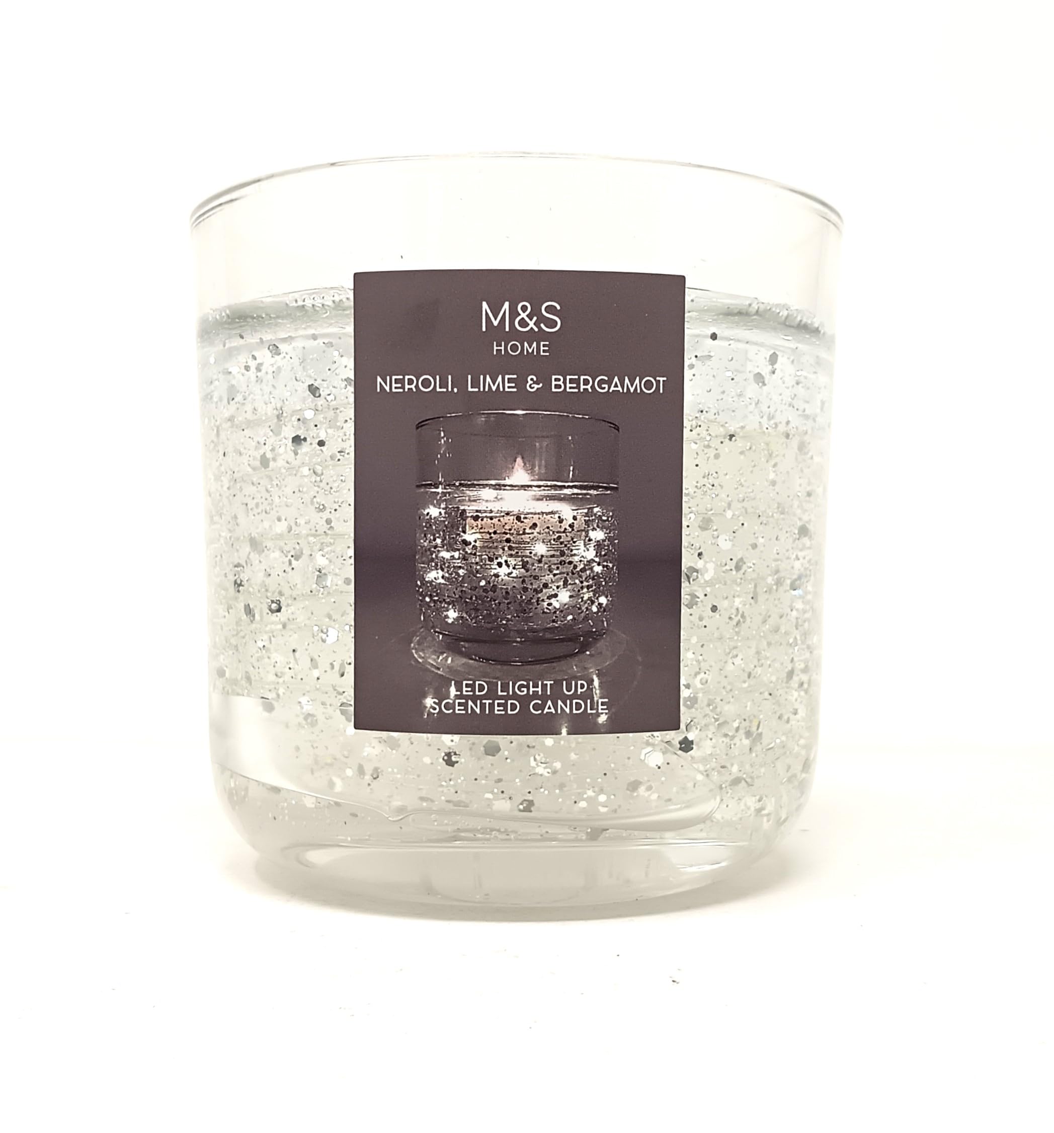 Premier Life Store M&S LED Light up Neroli, Lime & Bergamot Silver ...