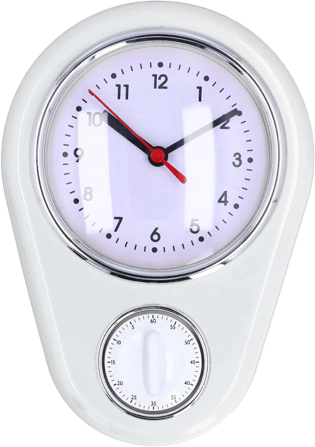Amazon.com: Luqeeg 9 inch Wall Clock Kitchen Timer, 60 Minute Visual ...