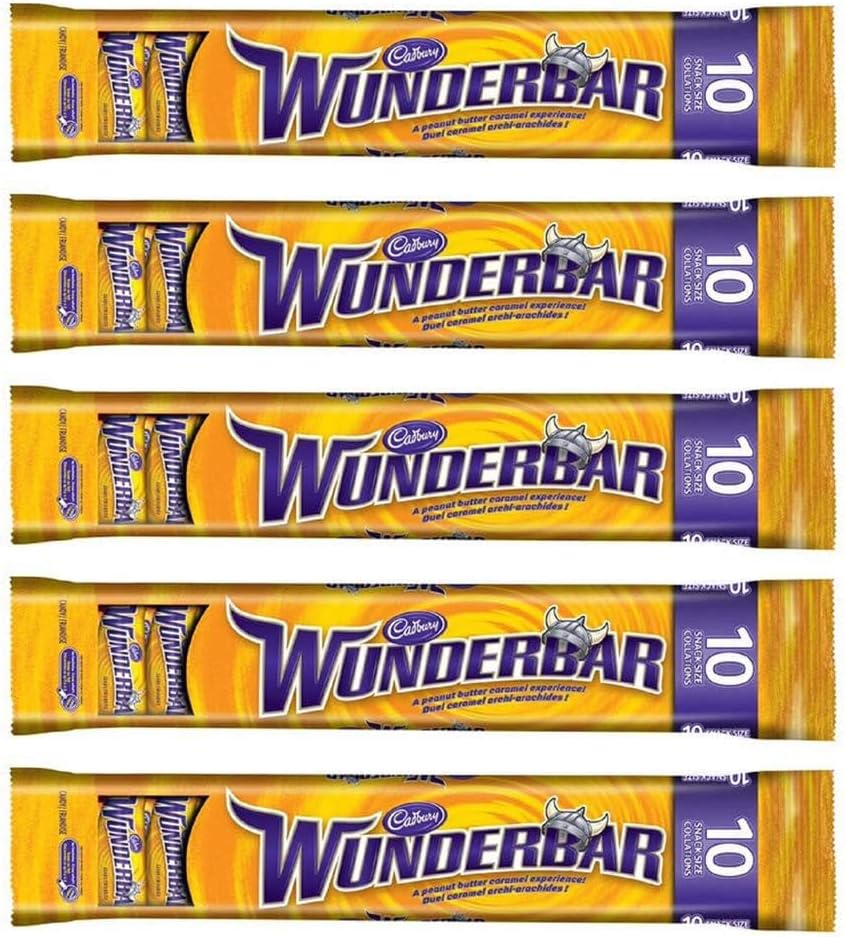 Amazon.com : Cadbury Wunderbar Peanut Butter Chocolate King Size Bars ...