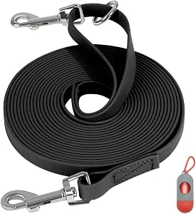 Amazon.com : Waterproof Long Leash for Dogs Training 16FT/30FT/50FT ...