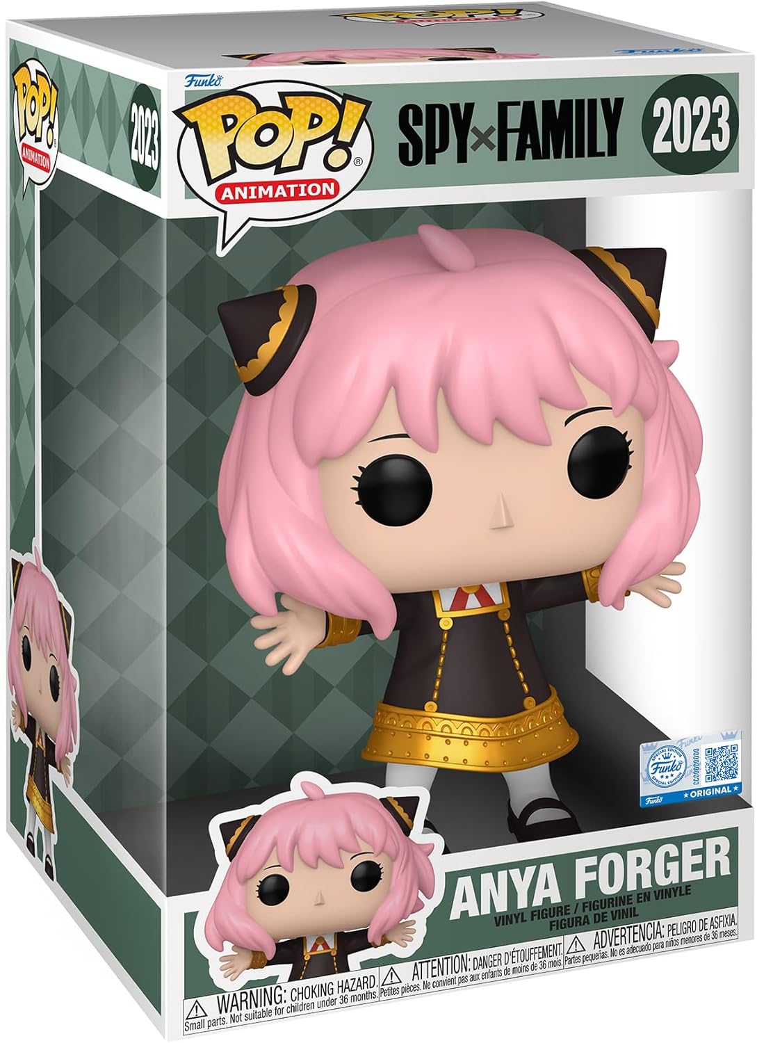 Amazon.com: Funko Pop! Jumbo: Spy X Family - Anya Forger - Collectible ...