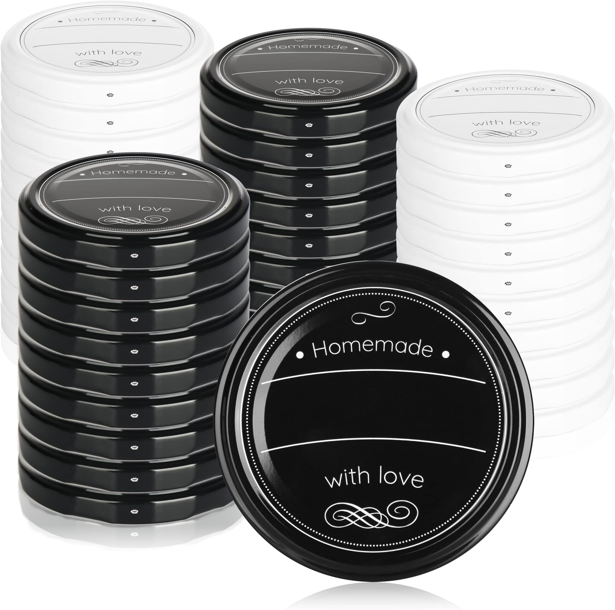 COM-FOUR® 40x Couvercles de rechange en design d'hiver pour pots de ...