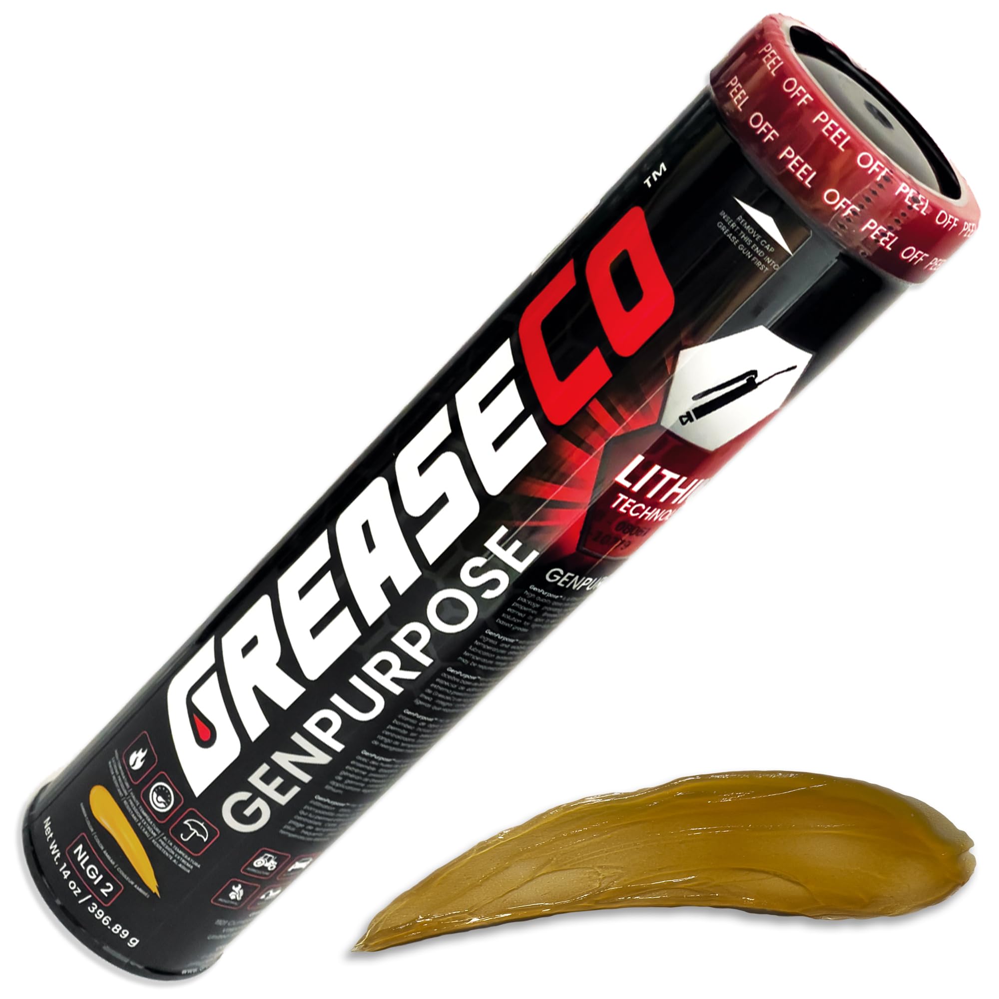 Amazon.com: General Purpose Lithium Grease Tube | Cartridge for Grease ...
