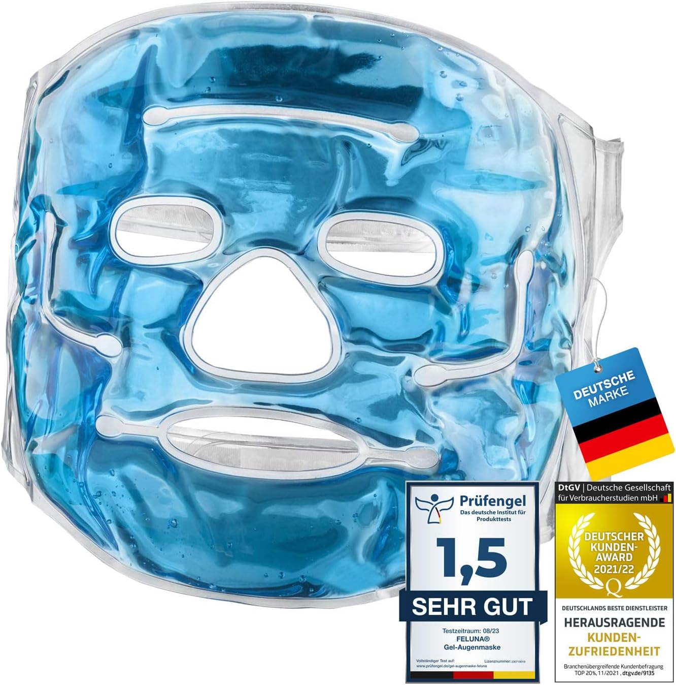 Feluna gel face mask relaxation mask wellness mask for cold therapy gel ...