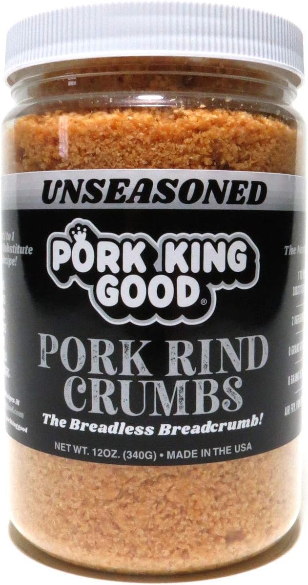 Amazon.com : Generic P.ork King Good Unseasoned Pork Rind Crumbs 12 oz ...