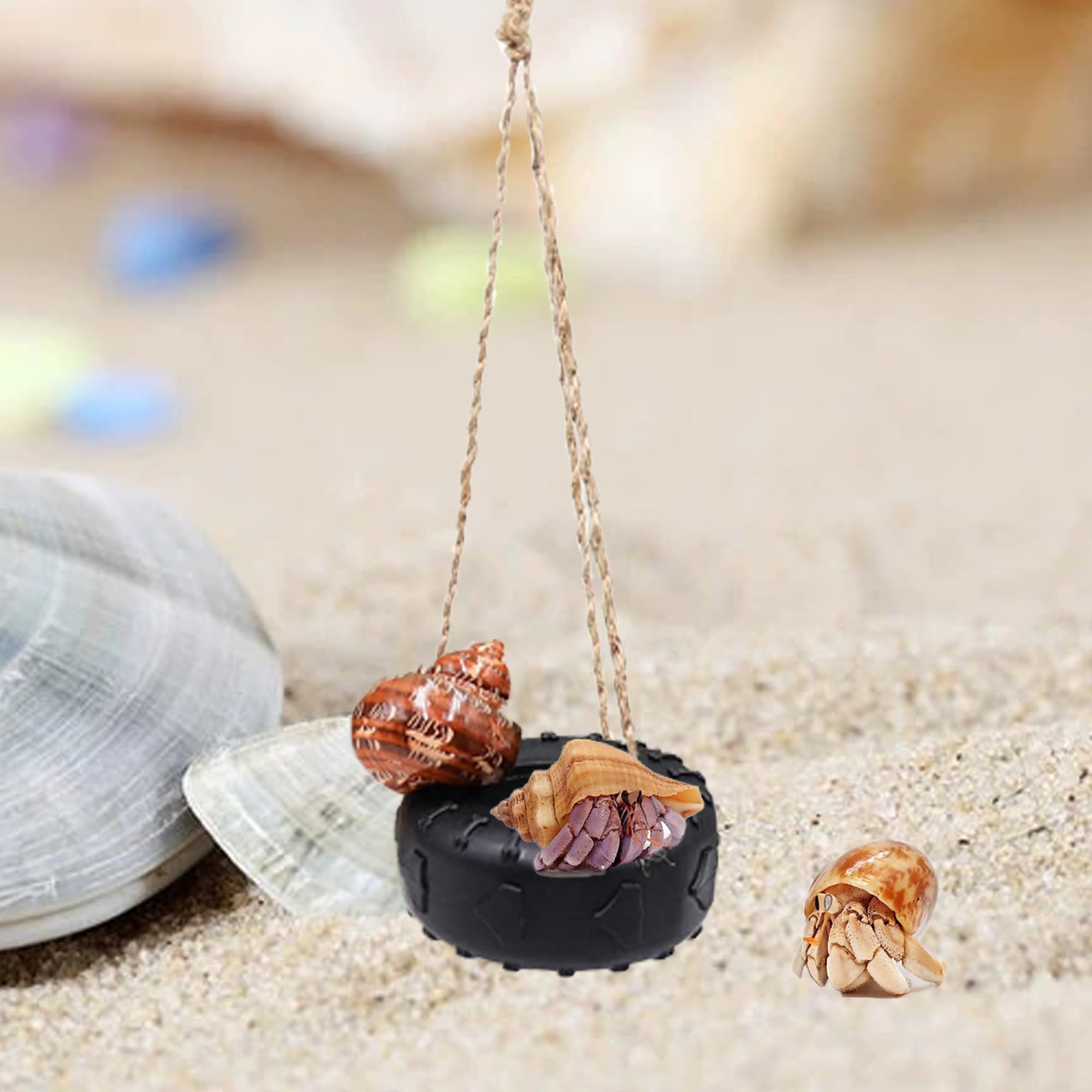 Amazon.com: Hermit Crabs Climbing Toy, Hermit Crabs Tire Swing Toy ...