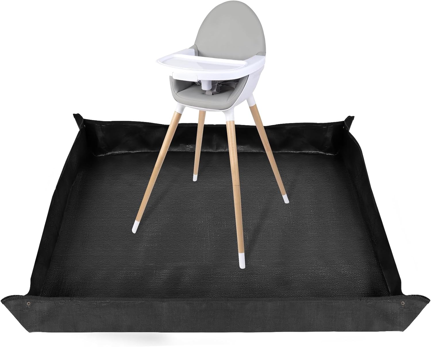 Amazon.com: Splat Mat for Under High Chair - Corner Snap Design, No ...