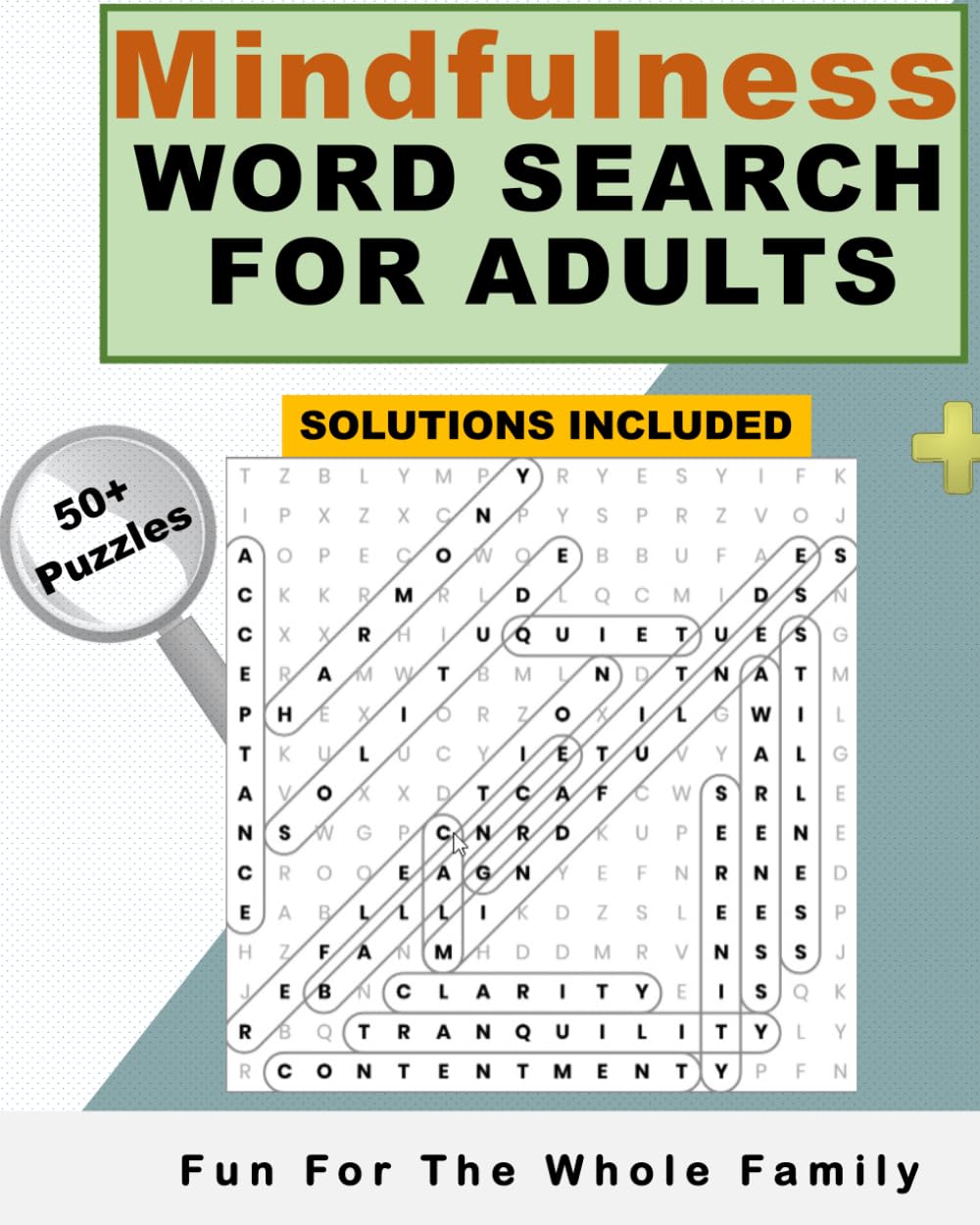 Amazon.com: mindfulness word search for adults: 8x10 50+ Puzzles For ...