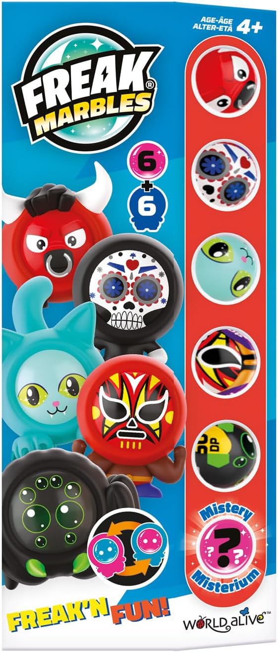 Amazon.com: Freak Marbles Totem Pack D | Collect, Play & Share ...
