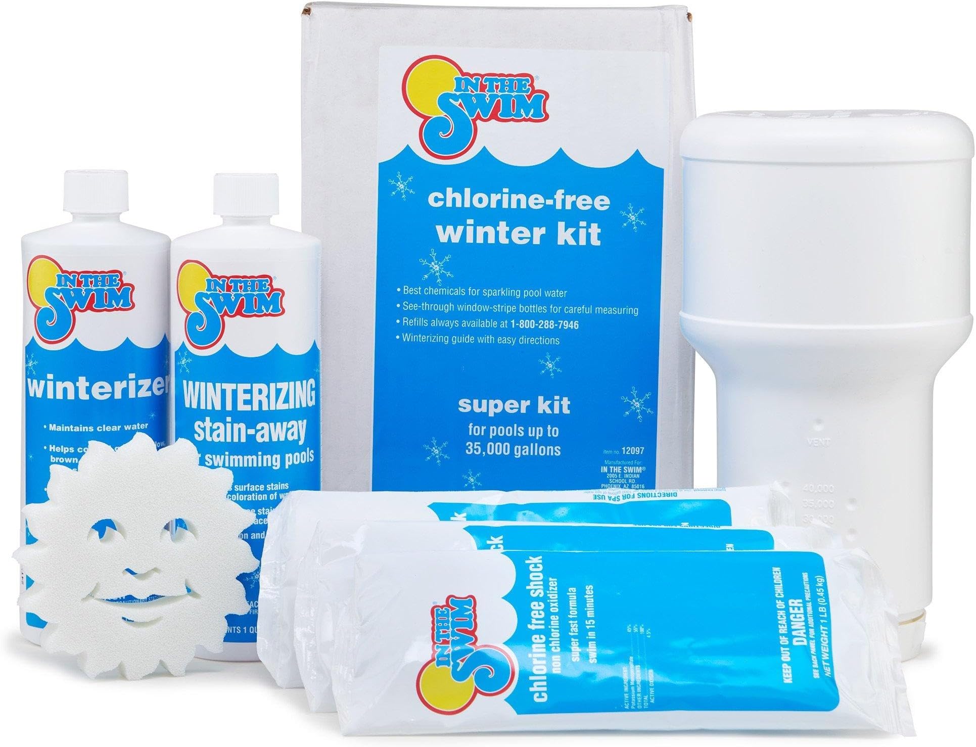Amazon.com : Rx Clear Winter Closing Kit | Non-Chlorine Winterizing ...