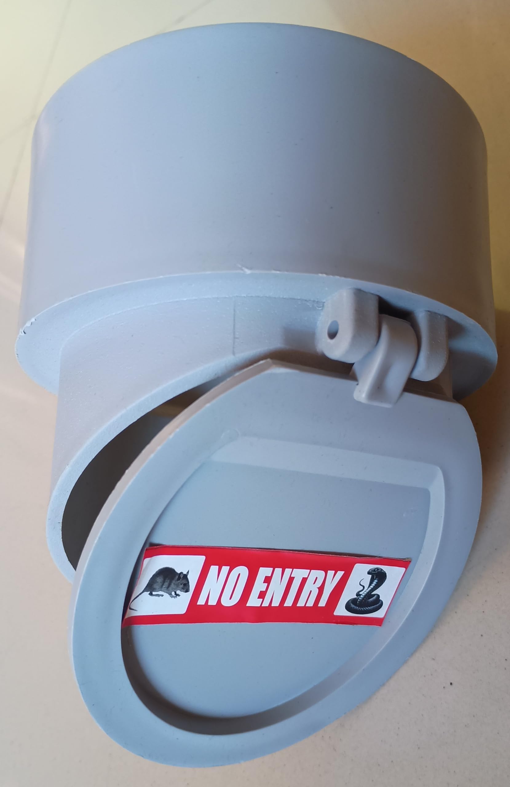 PVC Drain 4-Inch PVC Drain Pipe Flip Valve Cap – Anti-Rat & Insect ...