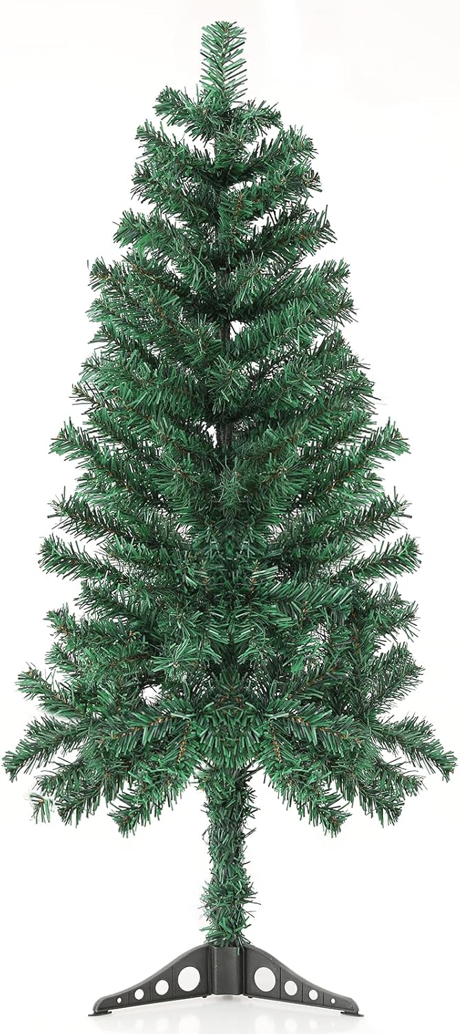 Amazon.com: Athena Collection Pre-lit Artificial Christmas Tree,4ft ...