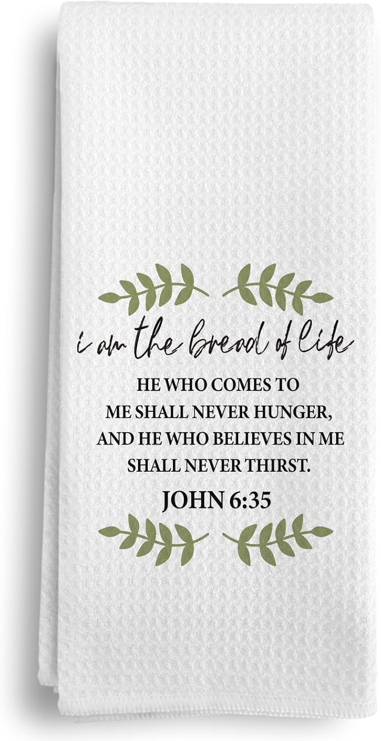 Amazon.com: Qeheb Christian Kitchen Towels, Bible Verse Decorative Hand ...