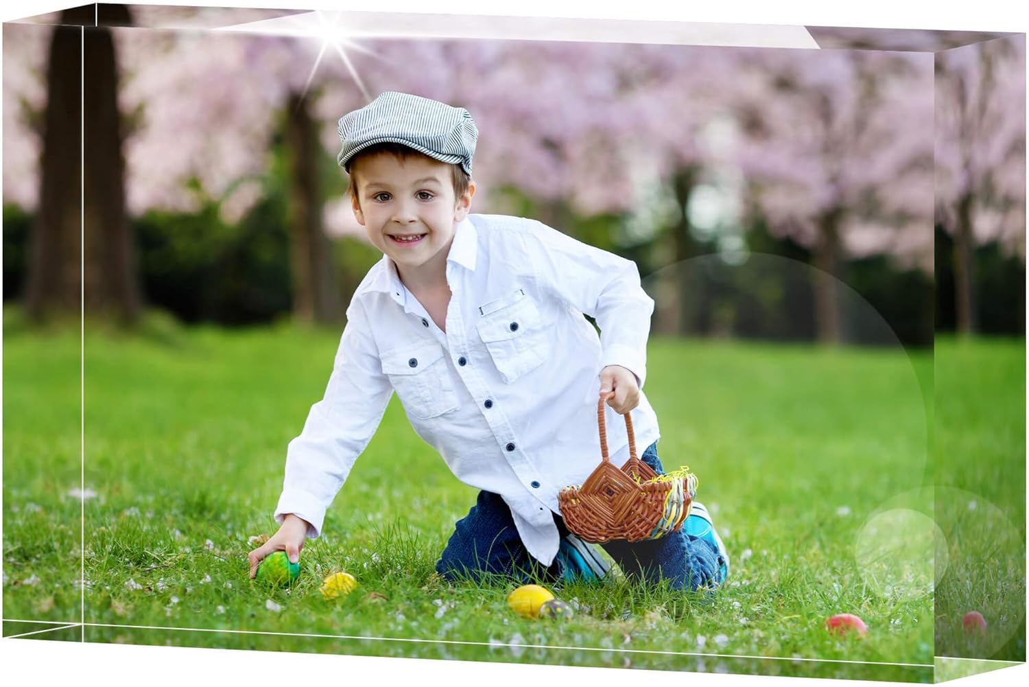 Amazon.com: ACRYLUXE Custom Image Acrylic Block, Clear Square, Free ...