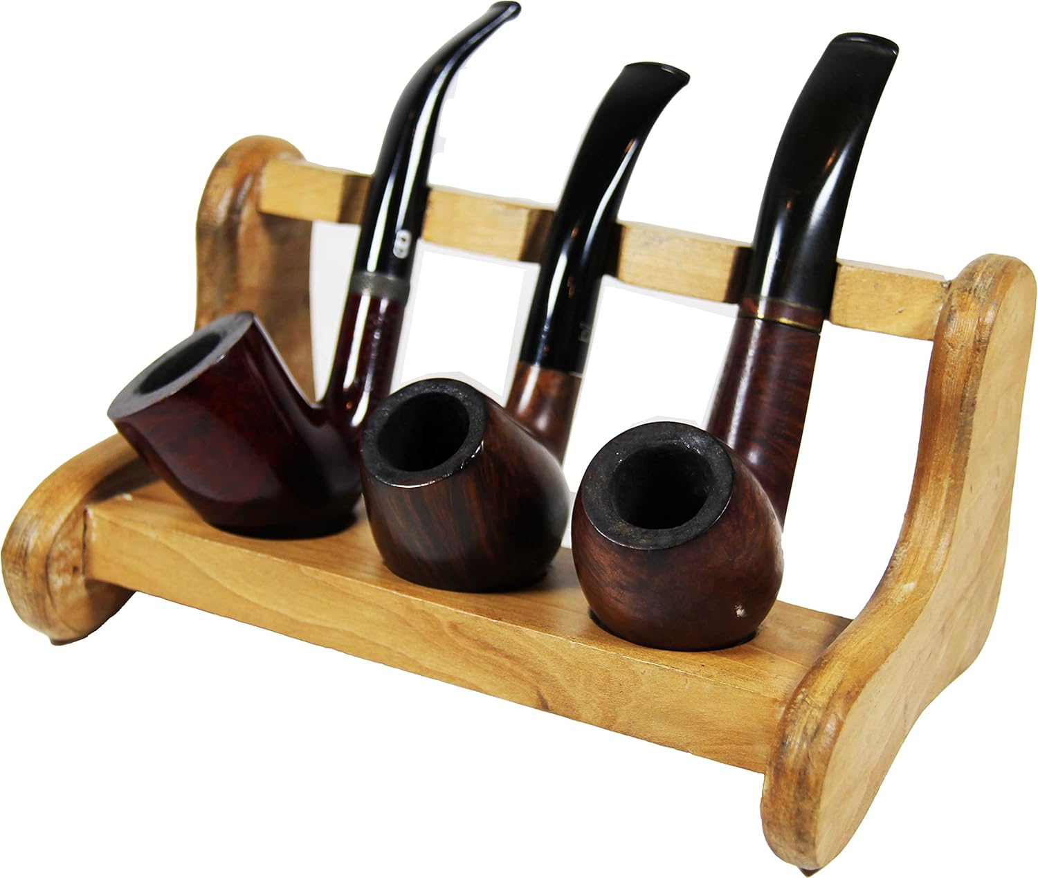 Amazon.com: U.Like Relax Zone Wooden Tobacco Pipe Stand Holder Rack for ...