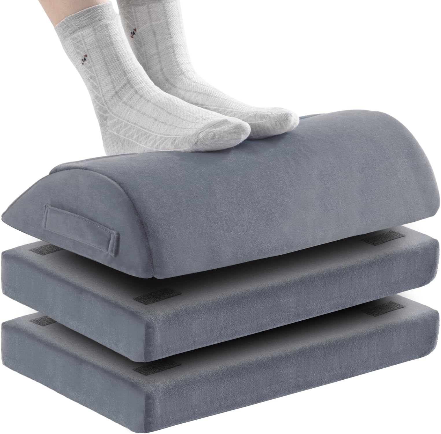 Amazon.com : Big Time Comfort Foot Rest for Under Desk at Work & Home ...