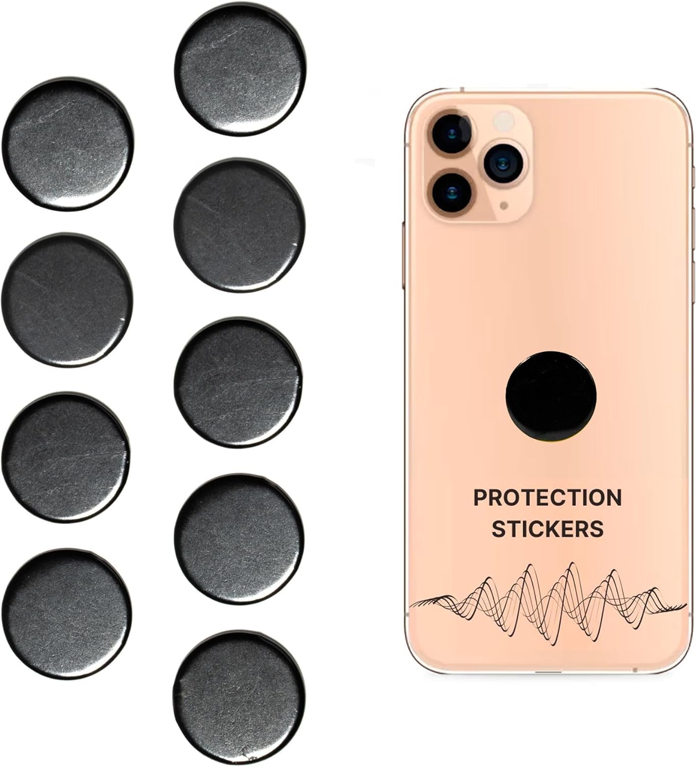 EMF Blocker Protection Stickers for Cell Phone 9 pcs | Polished ...