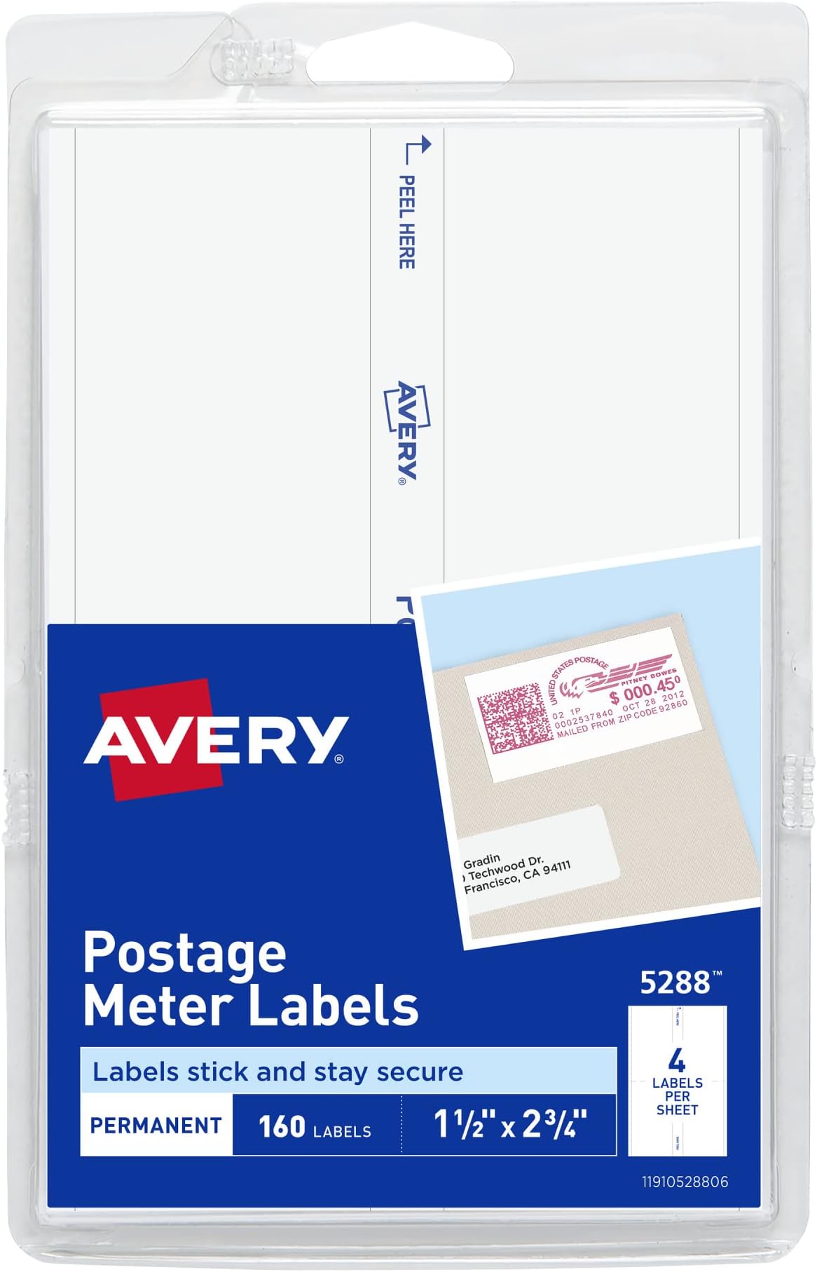 Amazon.com : Original NetStamp Labels 50 Sheets / 1250 Stamps : Office ...