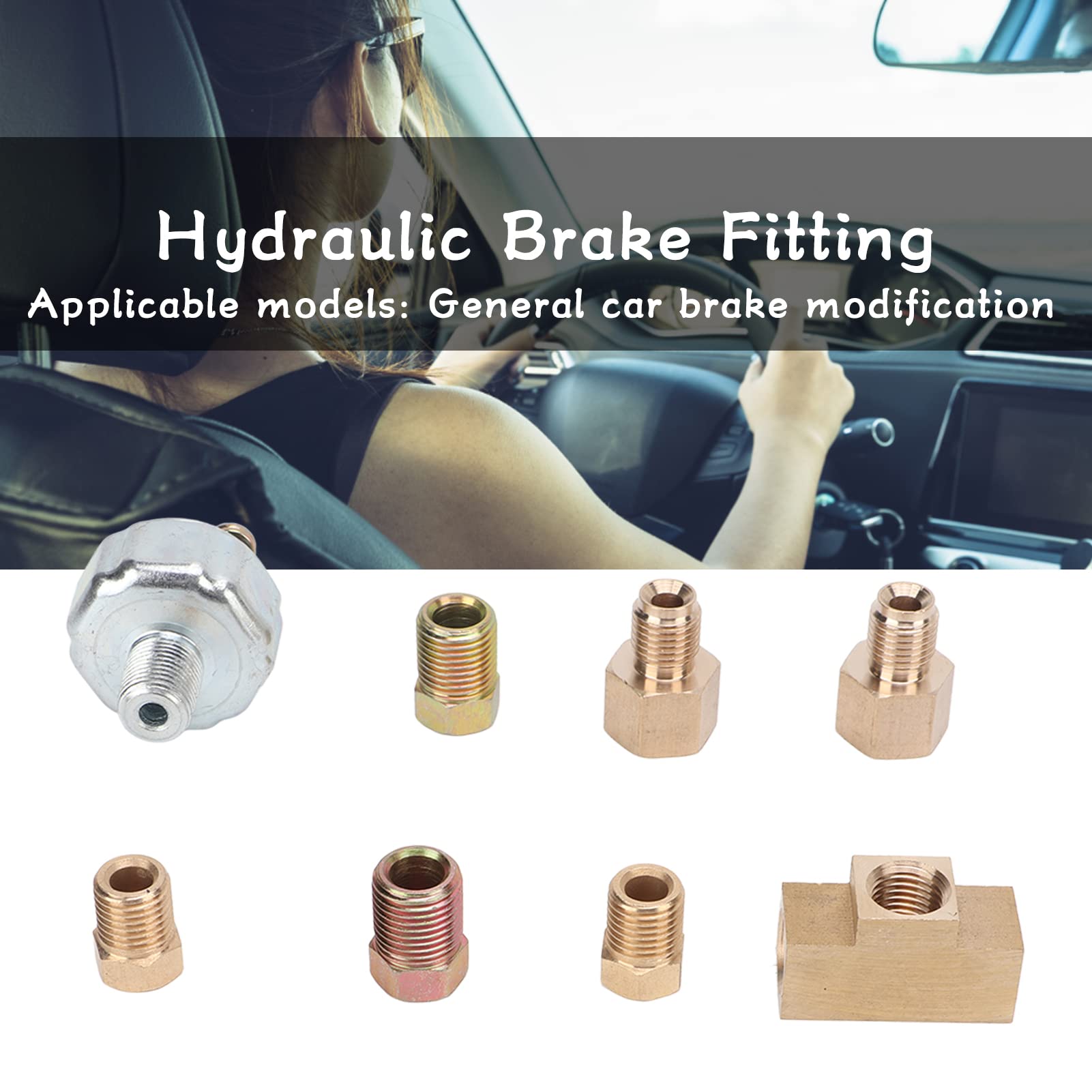 Snapklik.com : Universal Hydraulic Brake Light Switch Kit,Rear ...