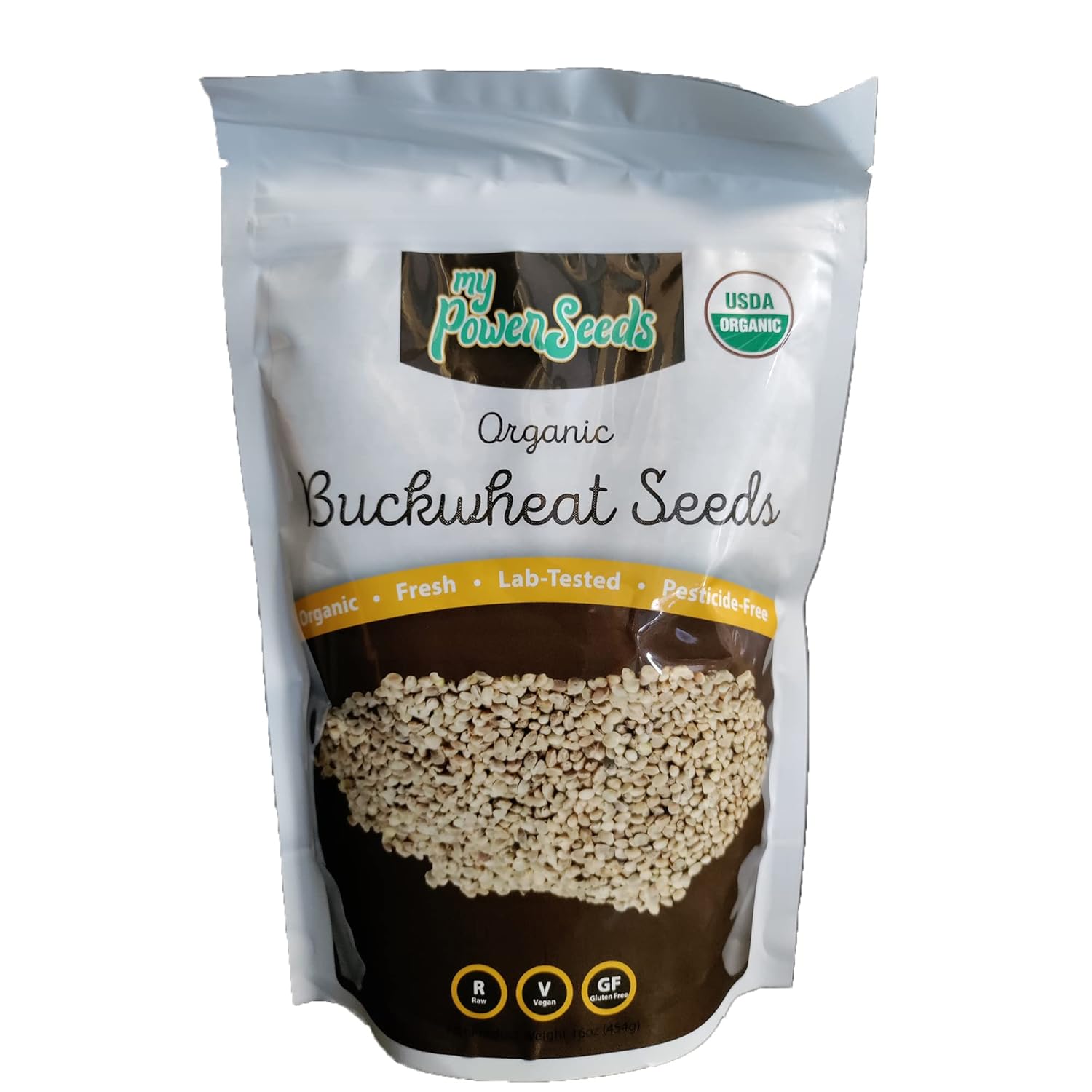 Amazon.com: Certified Organic Seeds by My Power Seeds (1 pound bag ...