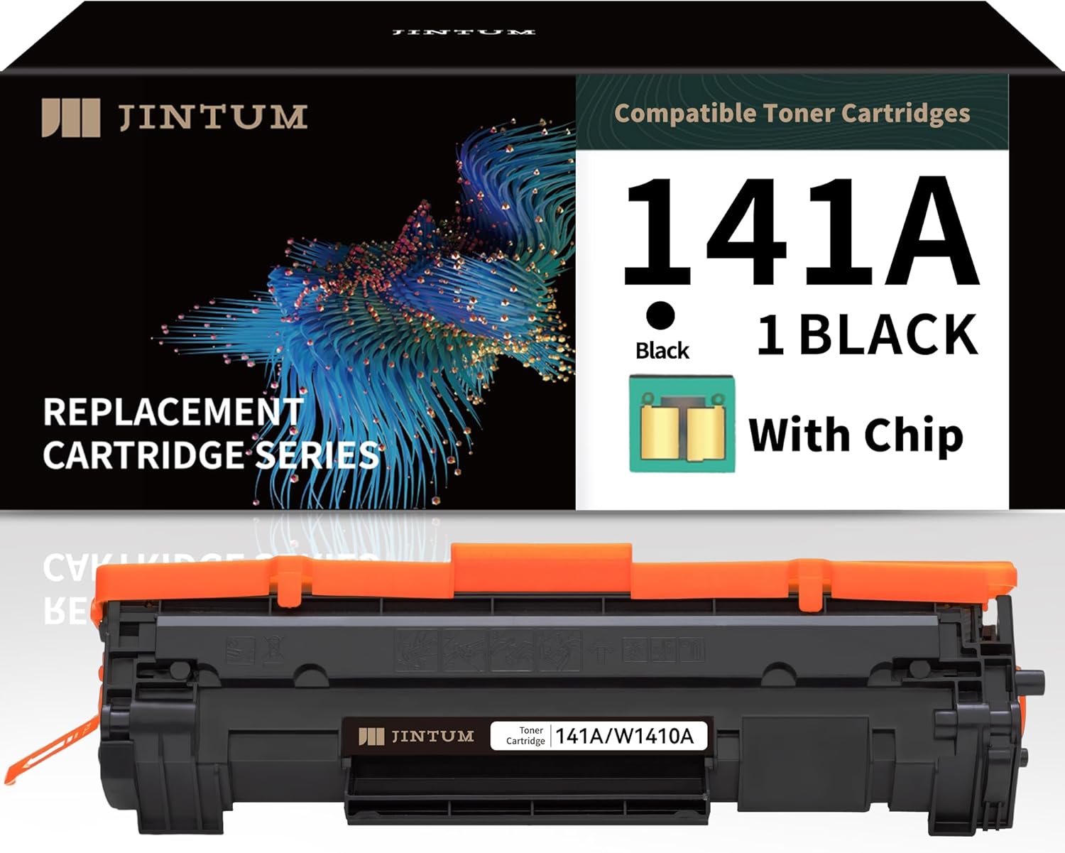 JINTUM 141A Compatible Toner Cartridge Replacement for HP 141A Black ...